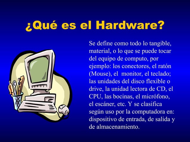 Hardware y Software Presentación Completa | PPT | Computer Peripherals | Computing