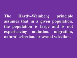 Hardy weinberg law | PPTX