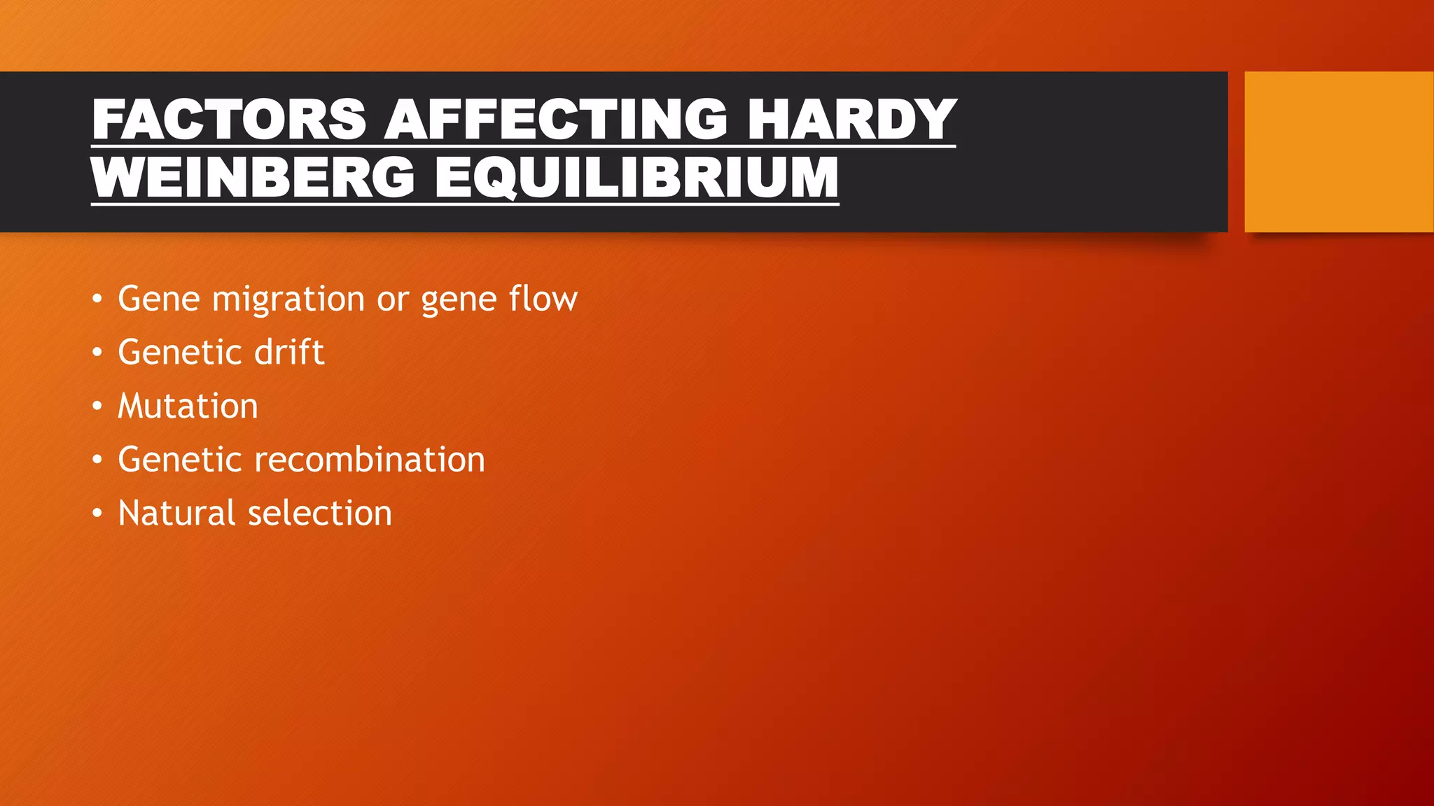 Hardy - Weinberg principle | PPTX