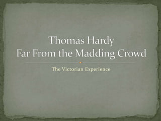 Hardy Far From the Madding Crowd | PPT