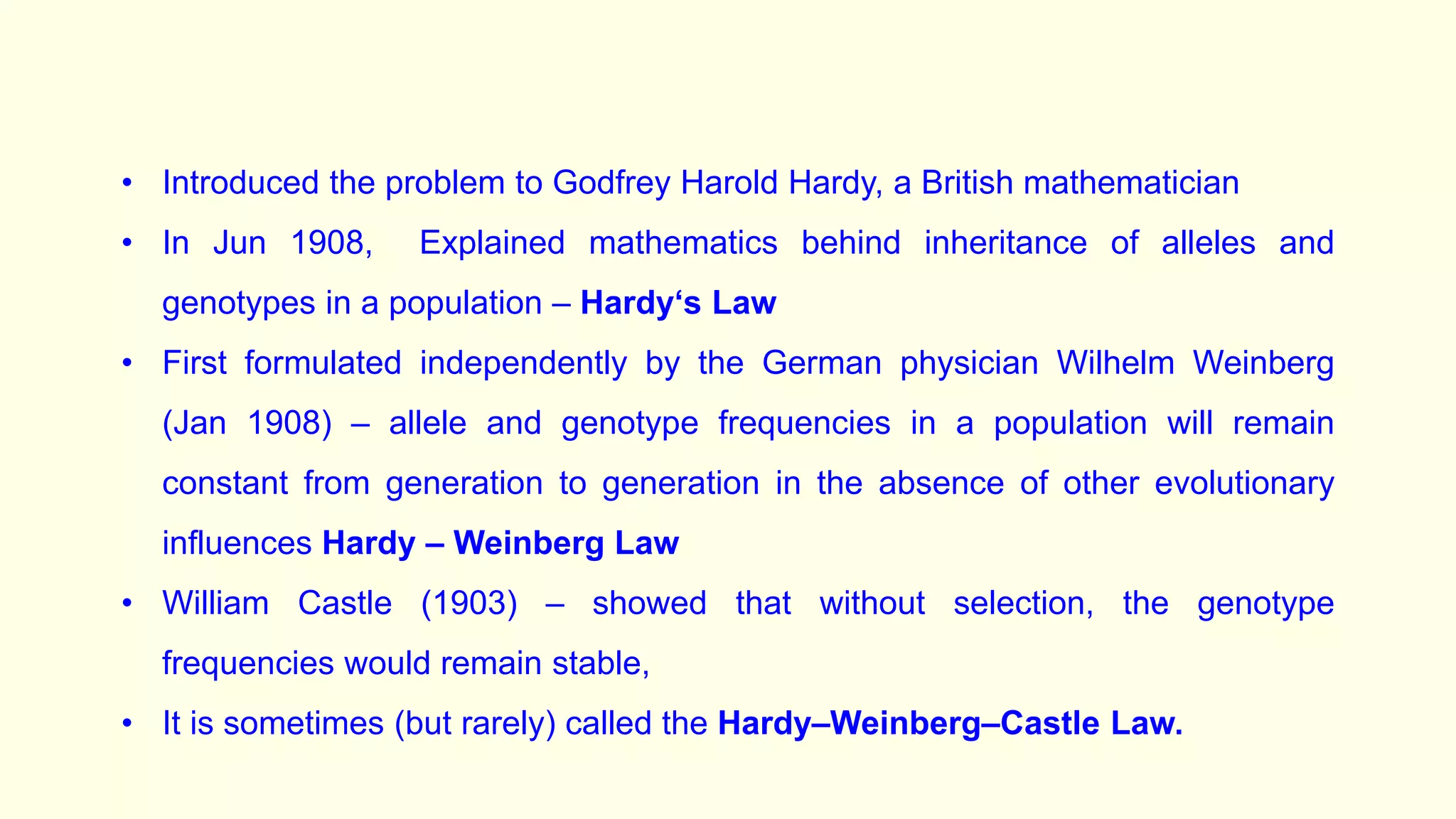 Hardy weinberg equilibrium | PPTX