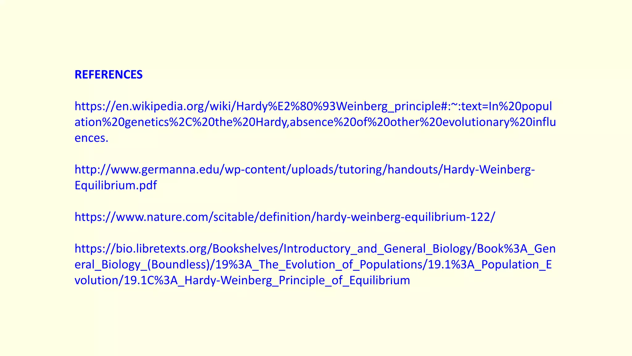 Hardy weinberg equilibrium | PPTX