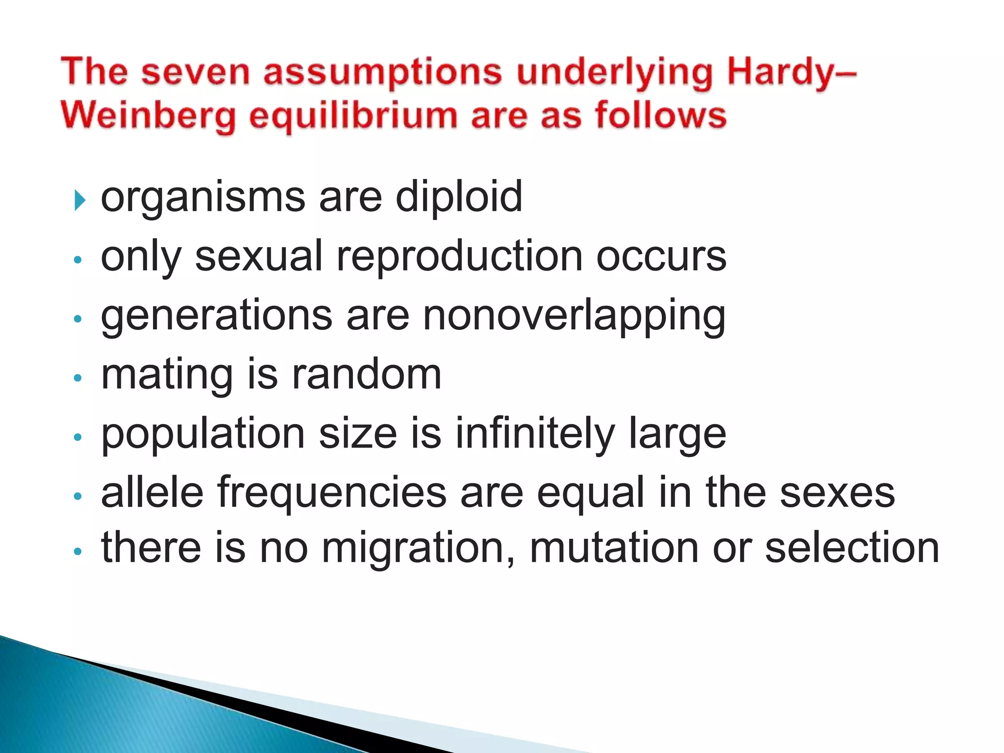 Hardy weinberg law | PPTX