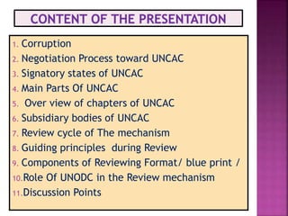 Haregot abreha uncac presentation | PPT