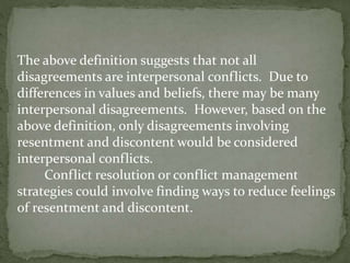 Hare individual conflict | PPTX | Divorce | Family and Relationships