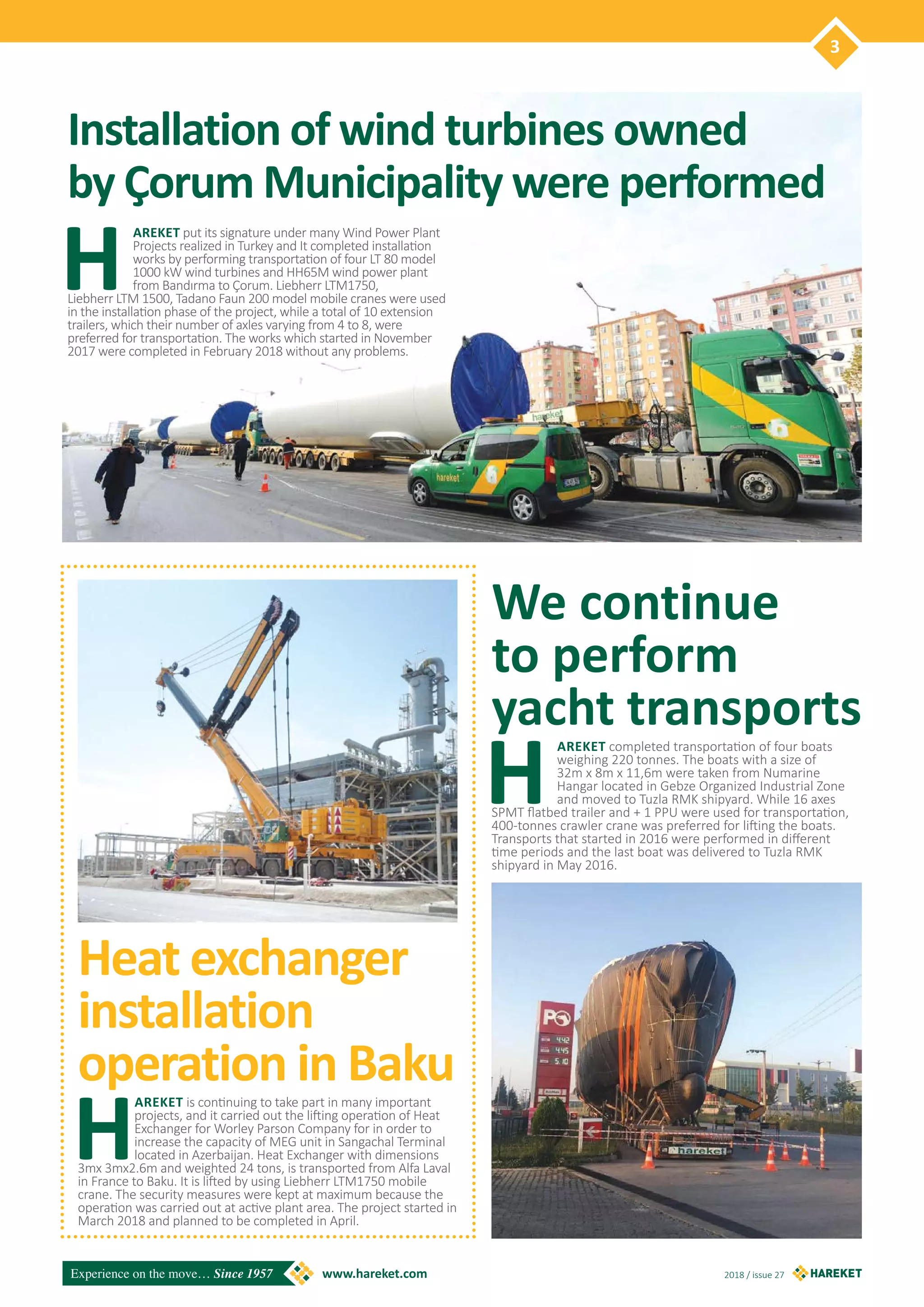 Hareket Magazine 27. issue-2018- English | PDF | Rail Travel | Travel Type