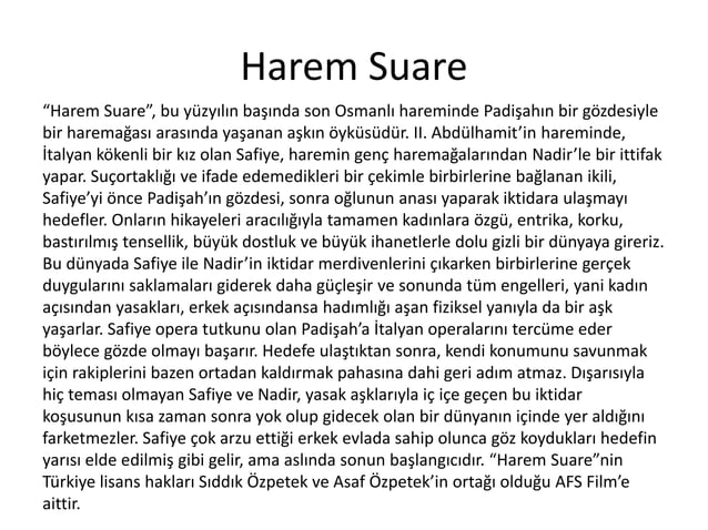 Harem Suare | PPT