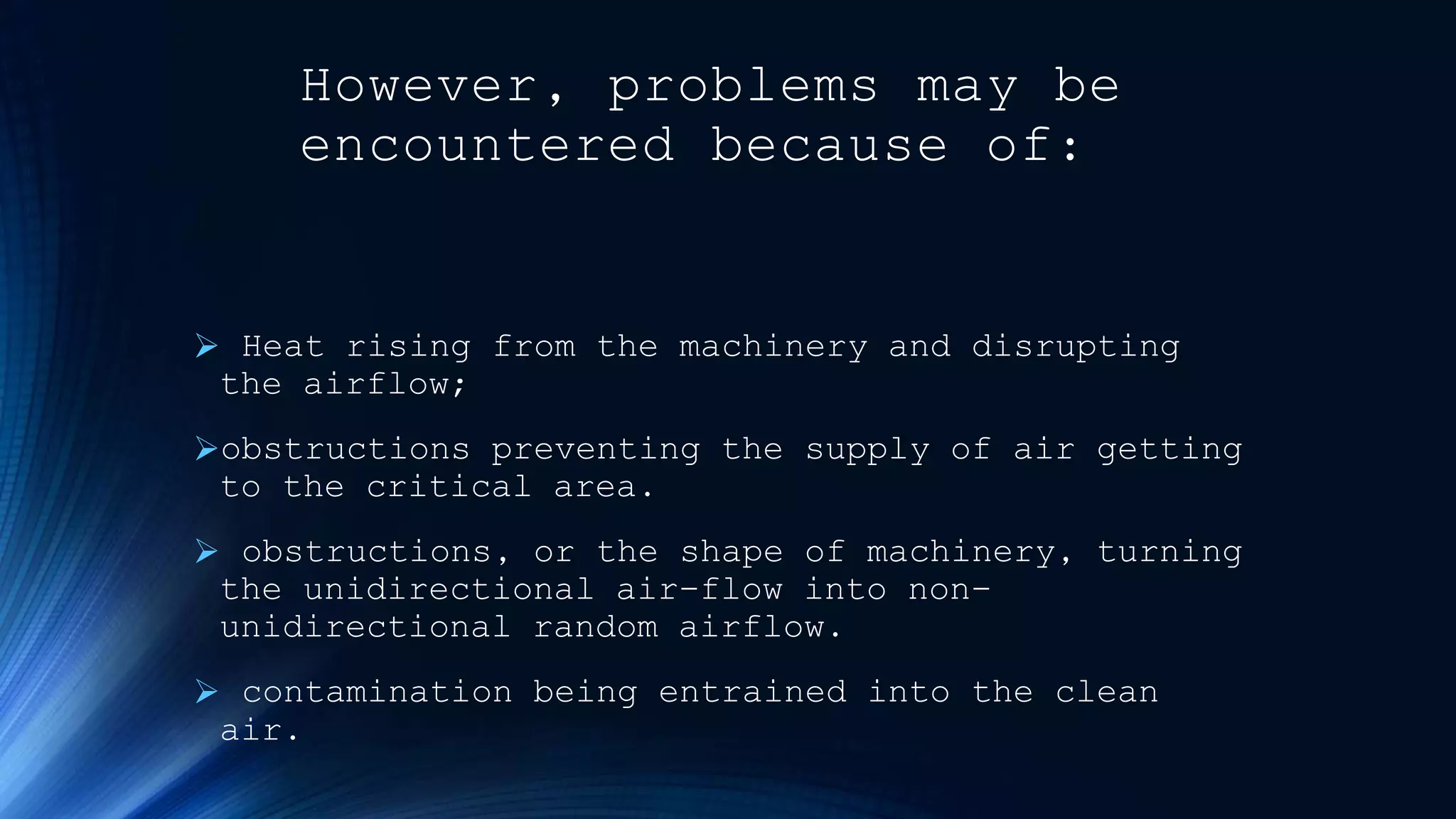 Air movement visualisation inside Cleanroom | PPTX