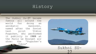Aircraft Maneuver "Cobra" | PPTX