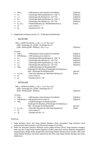 Harga batubara acuan juli 2014 | PDF