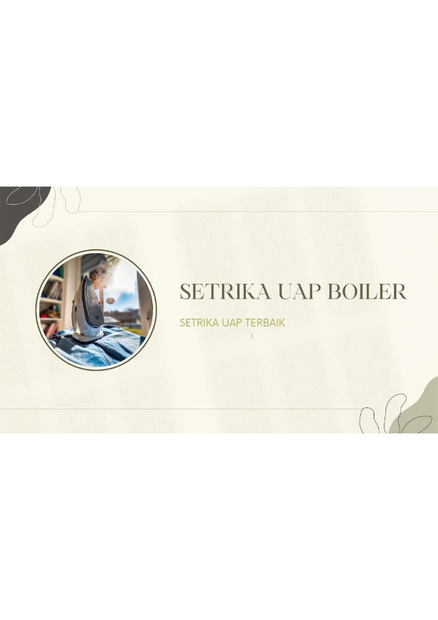 Setrika Uap Laundry | PDF
