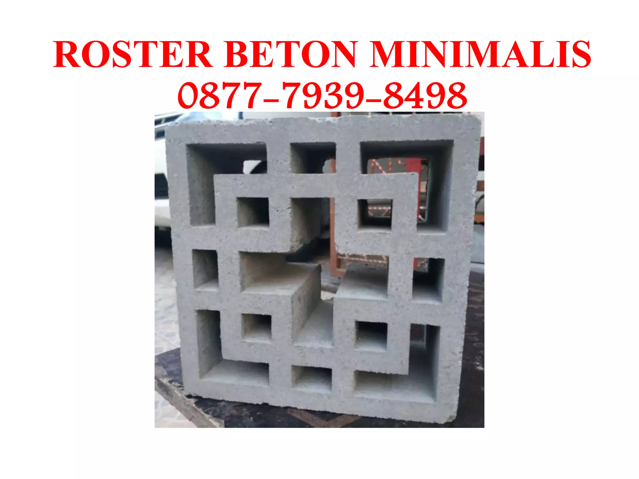 Harga roster beton minimalis terbaru 2020 | PPTX
