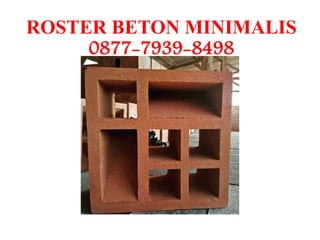 Harga roster beton minimalis terbaru 2020 di indonesia | PPT