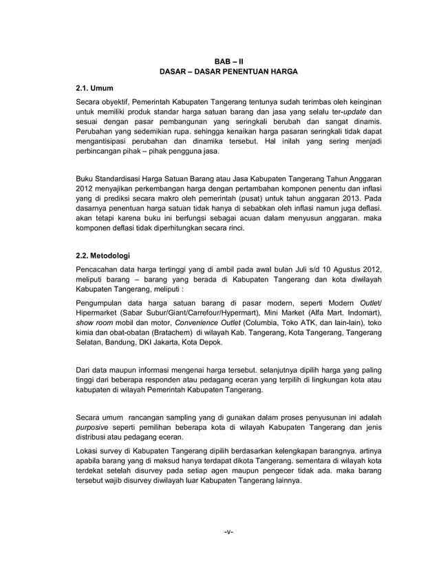 Harga satuan barang | PDF