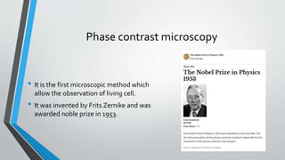 PHASE MICROSCOPY | PPTX