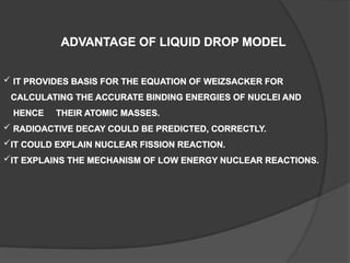 HARGUDE.pptxliquid drop model ppt msc physics | PPTX