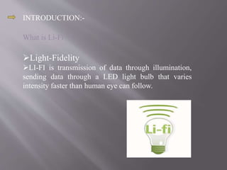 LI-FI TECHNOLOGY | PPT