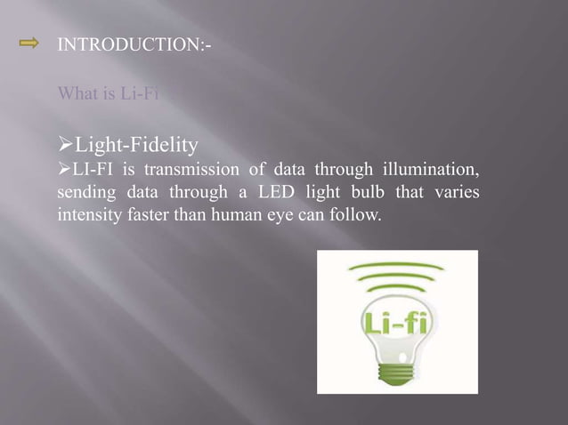 LI-FI TECHNOLOGY | PPT