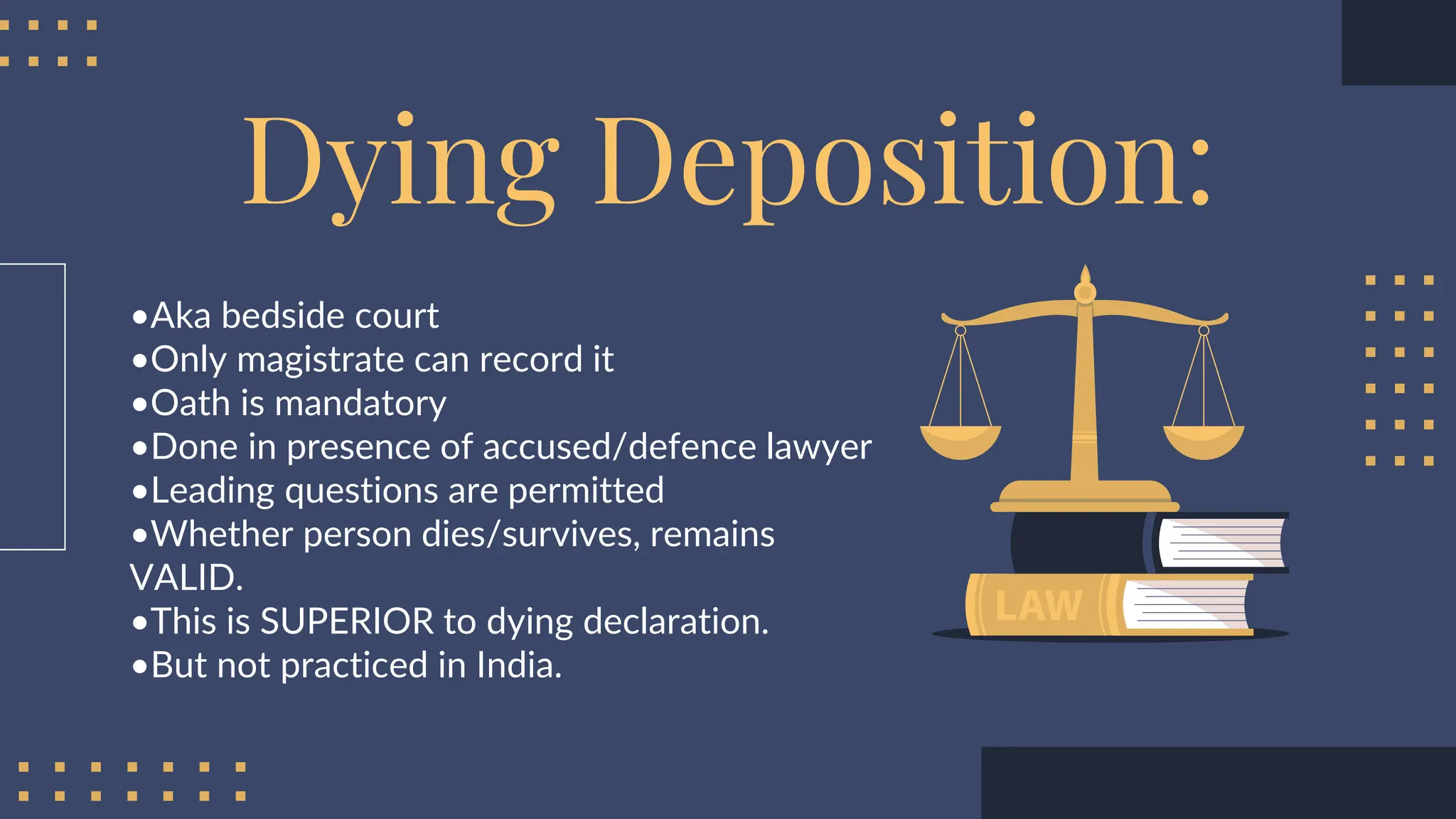 dying declaration, medico legal importance | PPTX