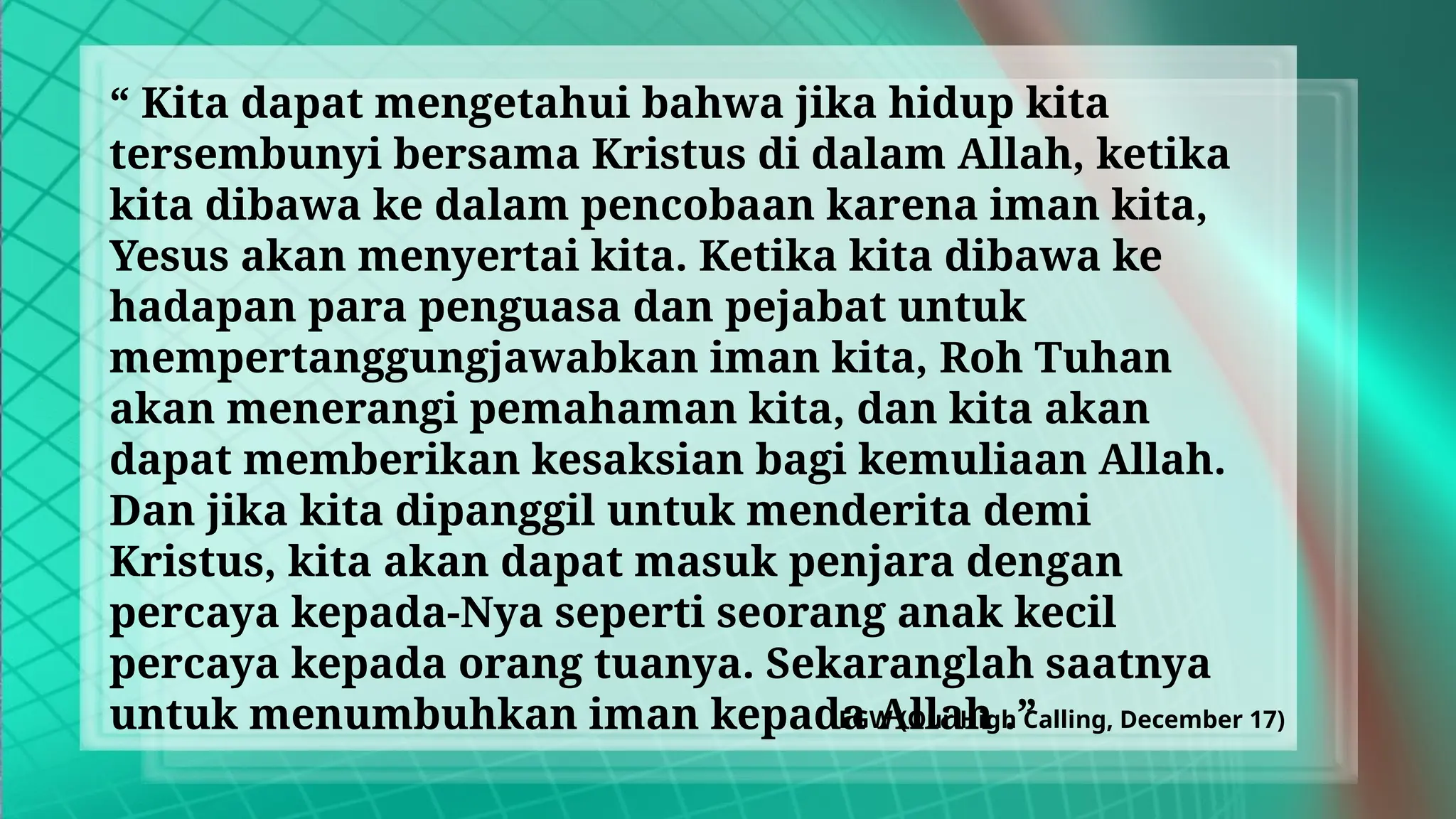 Sekolah Sabat - Triwulan 3 2024 - Pelajaran 10 | PPTX