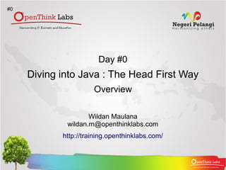 OpenThink Labs Training : Diving into Java, The Head First Way | PDF | Programming Languages ...