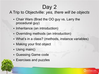 OpenThink Labs Training : Diving into Java, The Head First Way | PDF ...