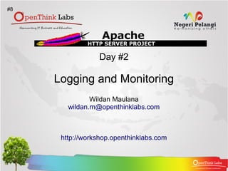 Apache2 BootCamp : Logging and Monitoring | PDF | Web Development | Internet