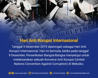 Hari Anti Korupsi Internasional | PDF