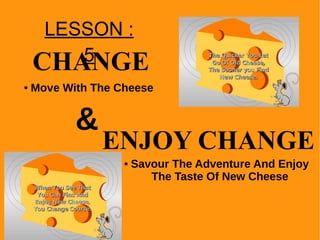 Who Moved My Cheese | PPT
