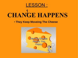 Who Moved My Cheese | ODP | Books and Literature