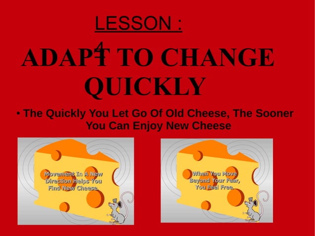 Who Moved My Cheese | ODP | Books and Literature