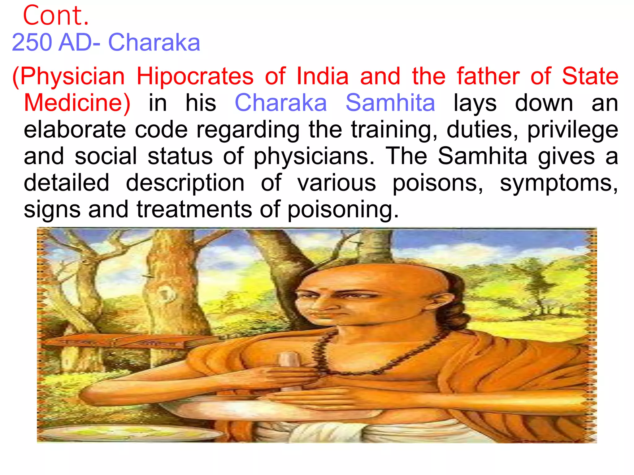 History of forensic medicine . Dr. Haricharan MD RIMS Imphal . MBBS ...