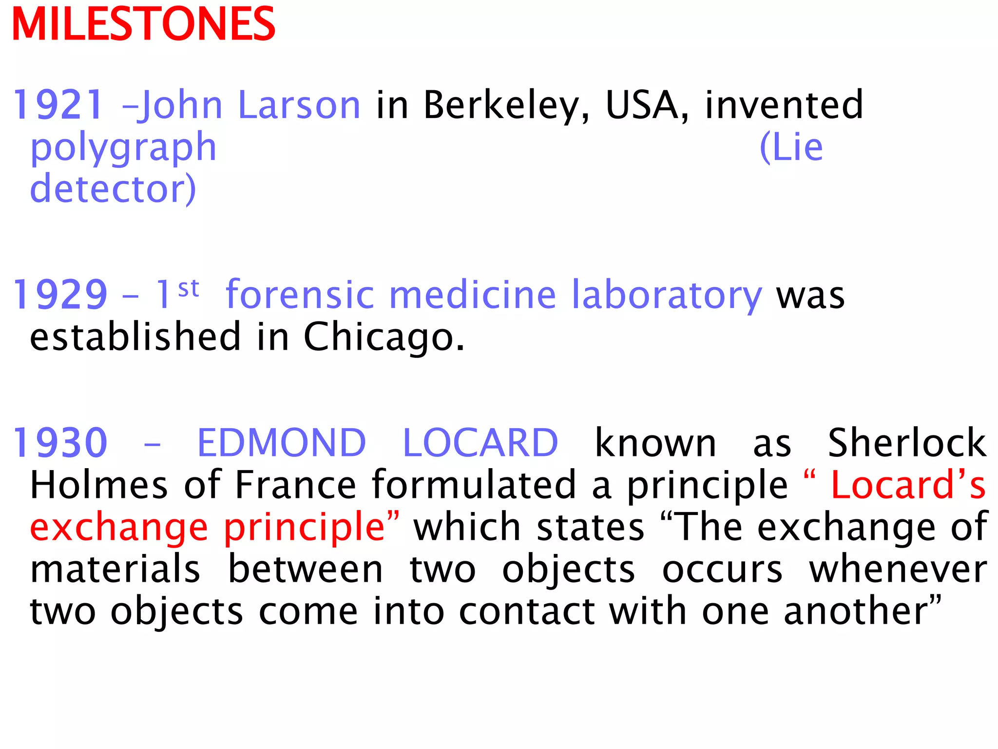 History of forensic medicine . Dr. Haricharan MD RIMS Imphal . MBBS ...