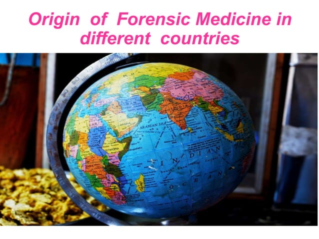 History of forensic medicine . Dr. Haricharan MD RIMS Imphal . MBBS ...