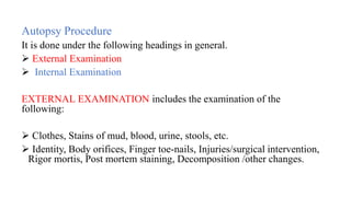 Presentation autopsy incisions-.pptx. Dr. Haricharan MD RIMS Imphal ...