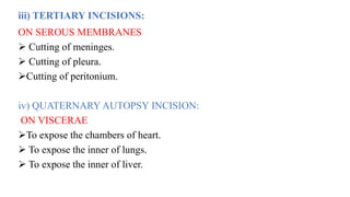 Presentation autopsy incisions-.pptx. Dr. Haricharan MD RIMS Imphal ...