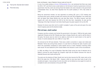 Haridev Joshi Biography _ Legacy of Rajasthan's Visionary Leader and ...