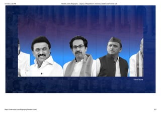Haridev Joshi Biography _ Legacy of Rajasthan's Visionary Leader and ...