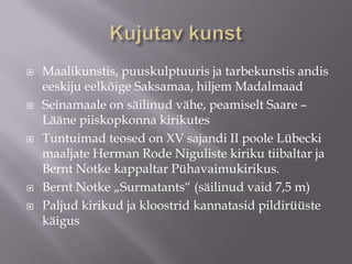 Haridus ja kultuur liivimaal | PPTX