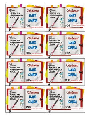 Hari guru stiker | DOC