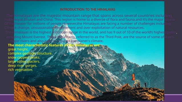 Sustaining himalayas class 9 powerpoint.pptx | Environment | Science