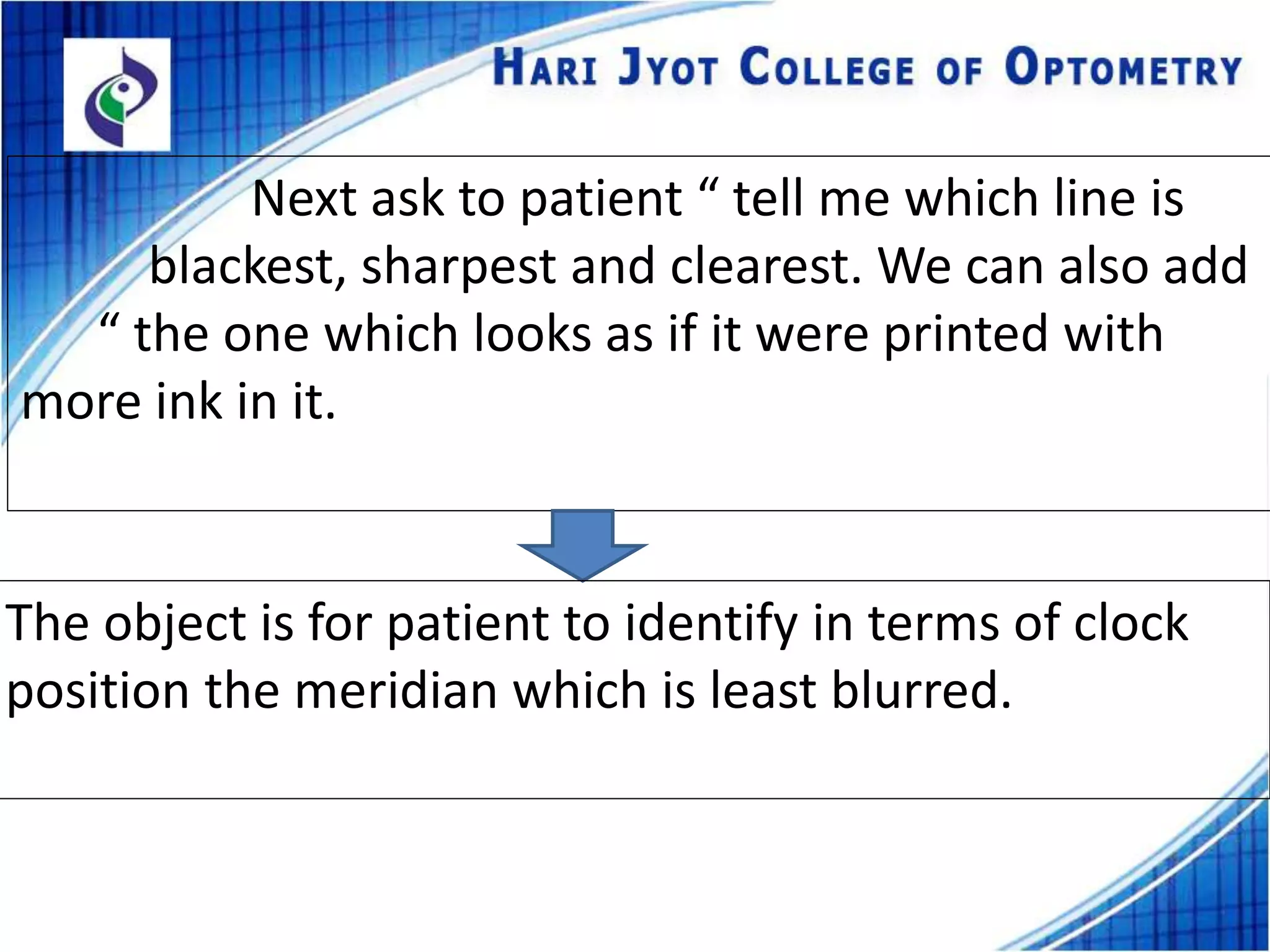 Astigmatic fan | PPTX