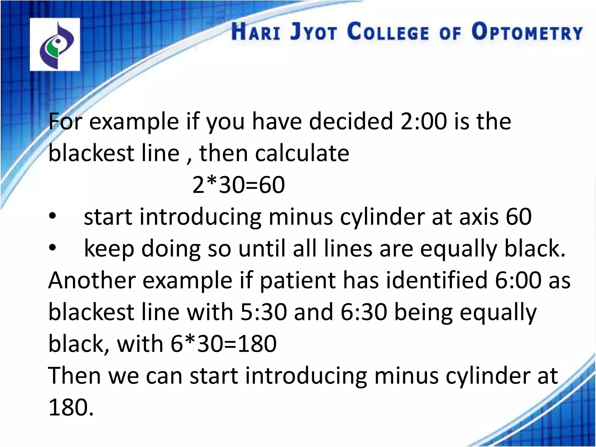 Astigmatic fan | PPTX
