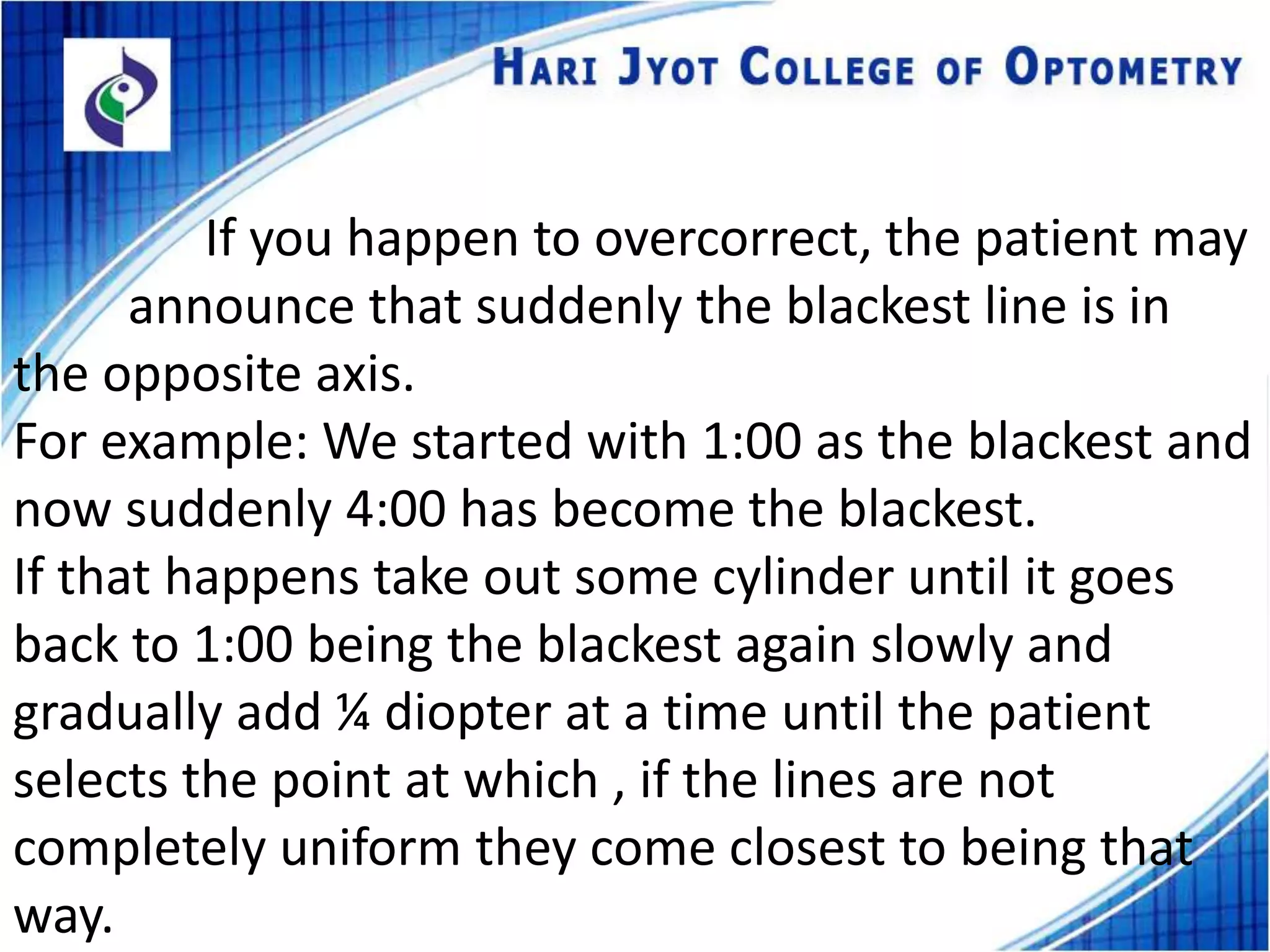 Astigmatic fan | PPTX