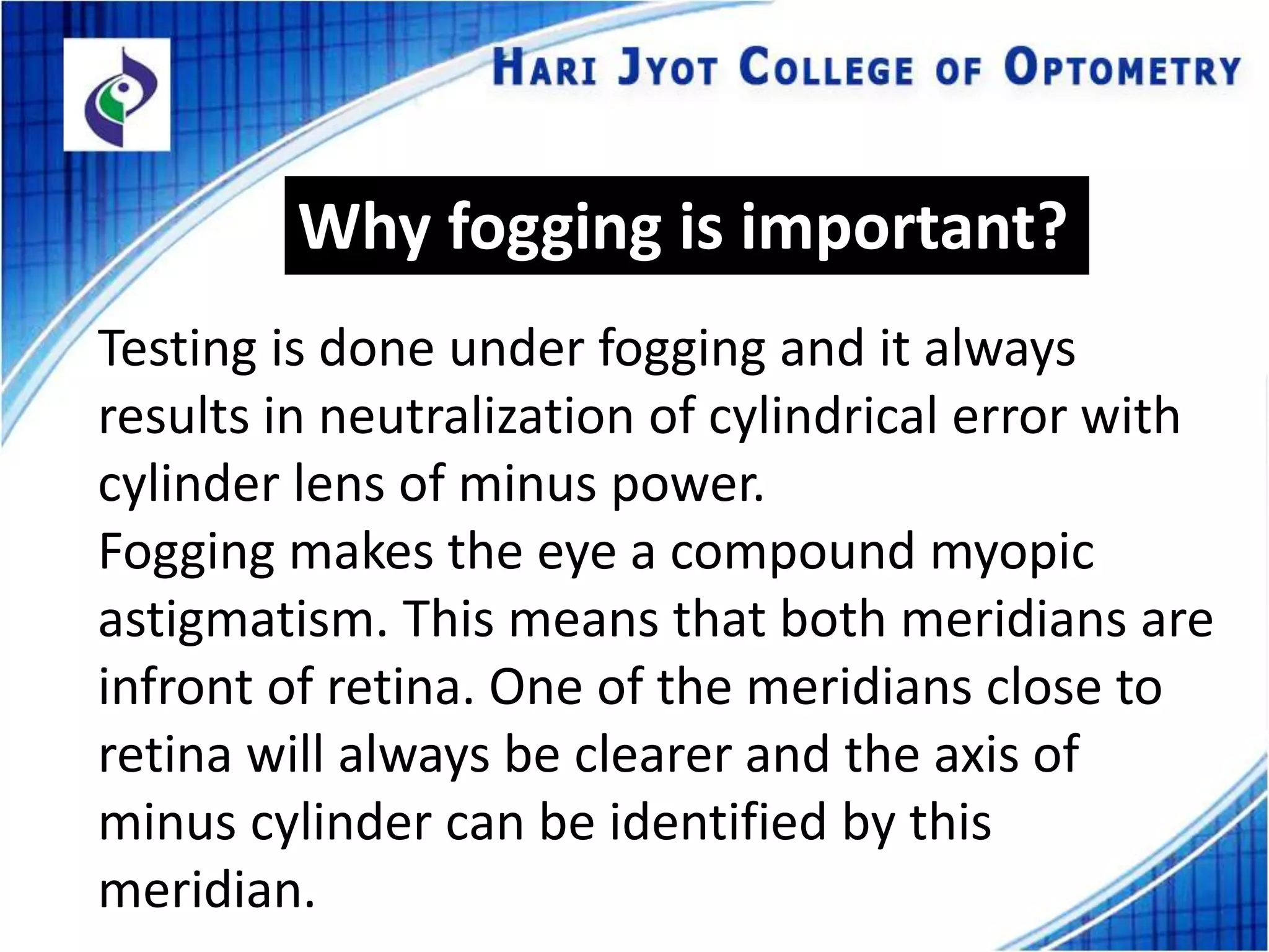 Astigmatic fan | PPTX