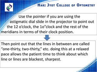 Astigmatic fan | PPTX