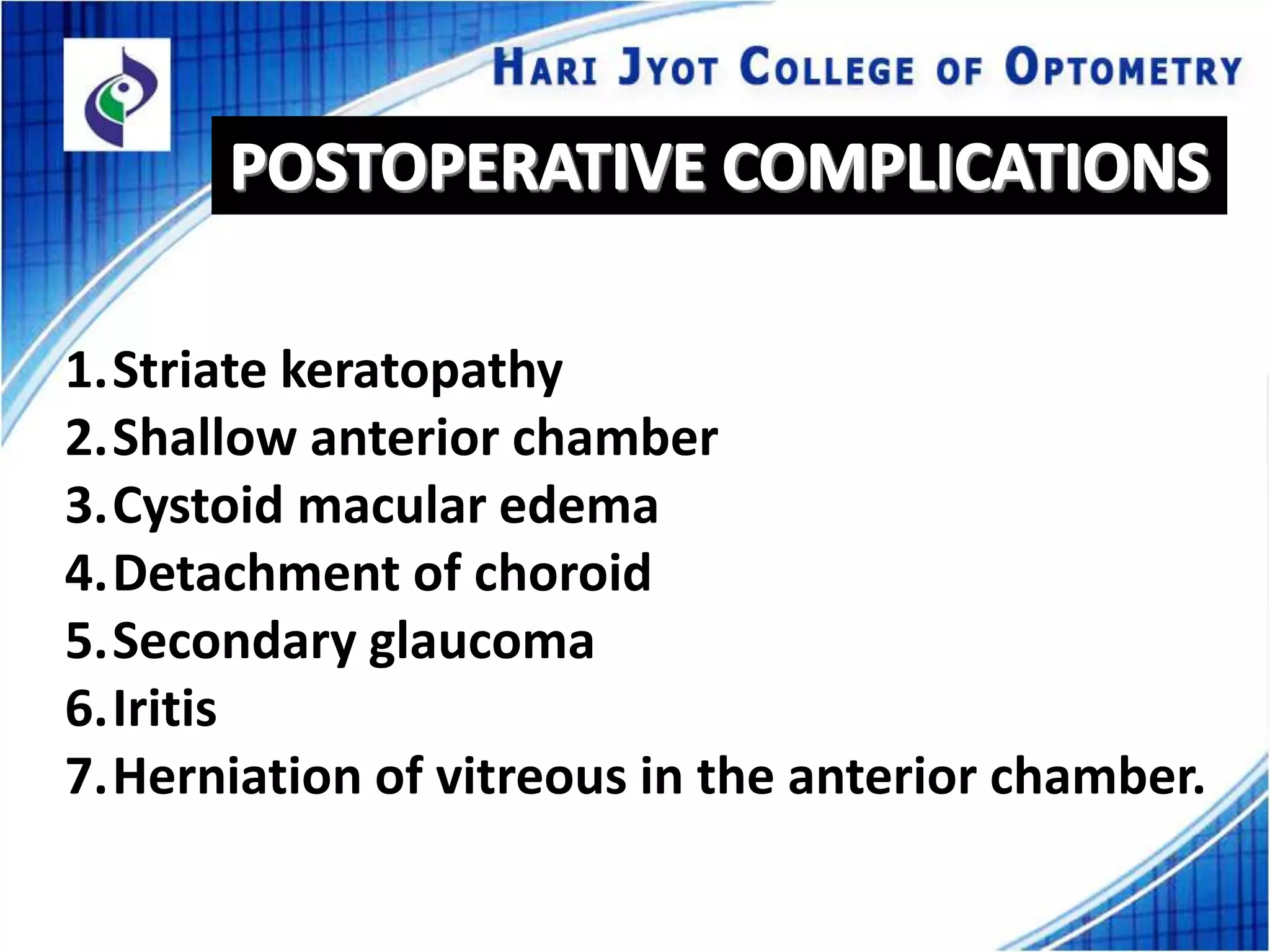 Intracapsular Cataract extraction | PPTX