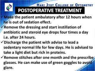 Intracapsular Cataract extraction | PPTX