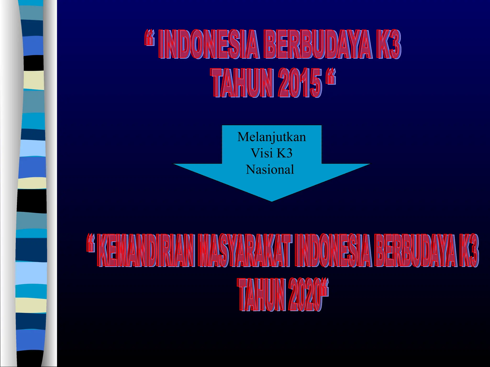 Materi Kebijakan K3 Nasional Sertifikasi Ahli K3 Umum Kemenaker RI | PPT