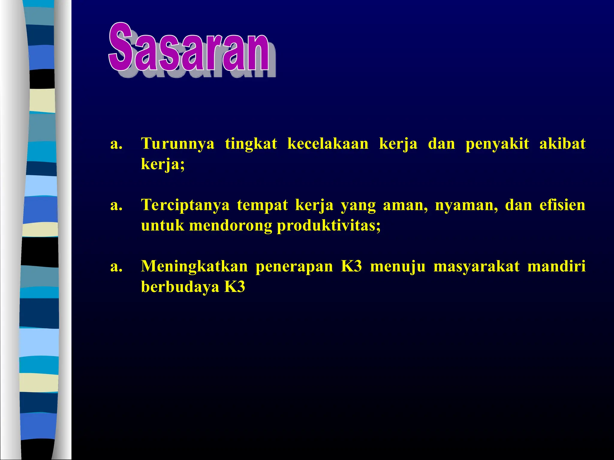 Materi Kebijakan K3 Nasional Sertifikasi Ahli K3 Umum Kemenaker RI | PPT